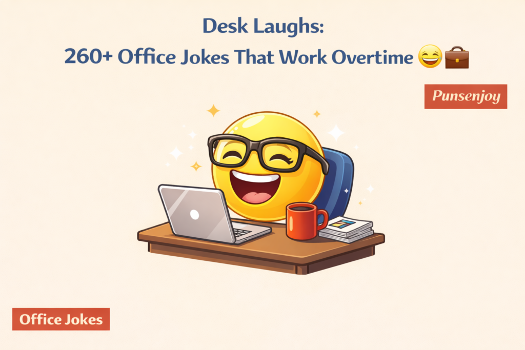 Desk Laughs: 260+ Office Jokes That Work Overtime 😂💼