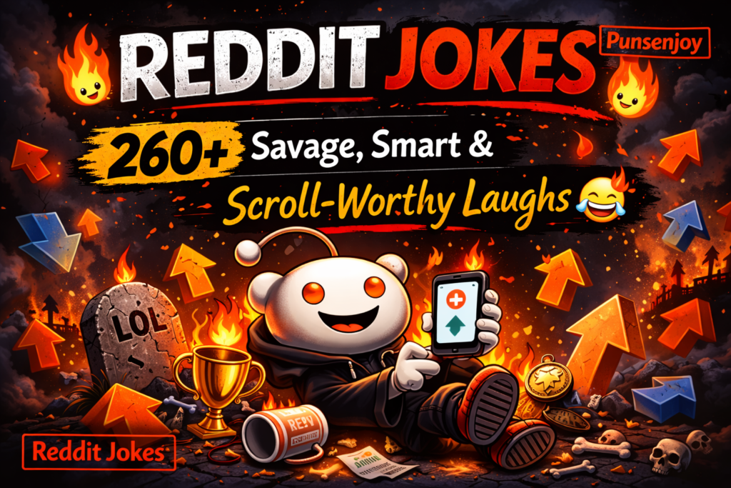 Reddit Jokes – 260+ Savage, Smart & Scroll-Worthy Laughs 😂🔥